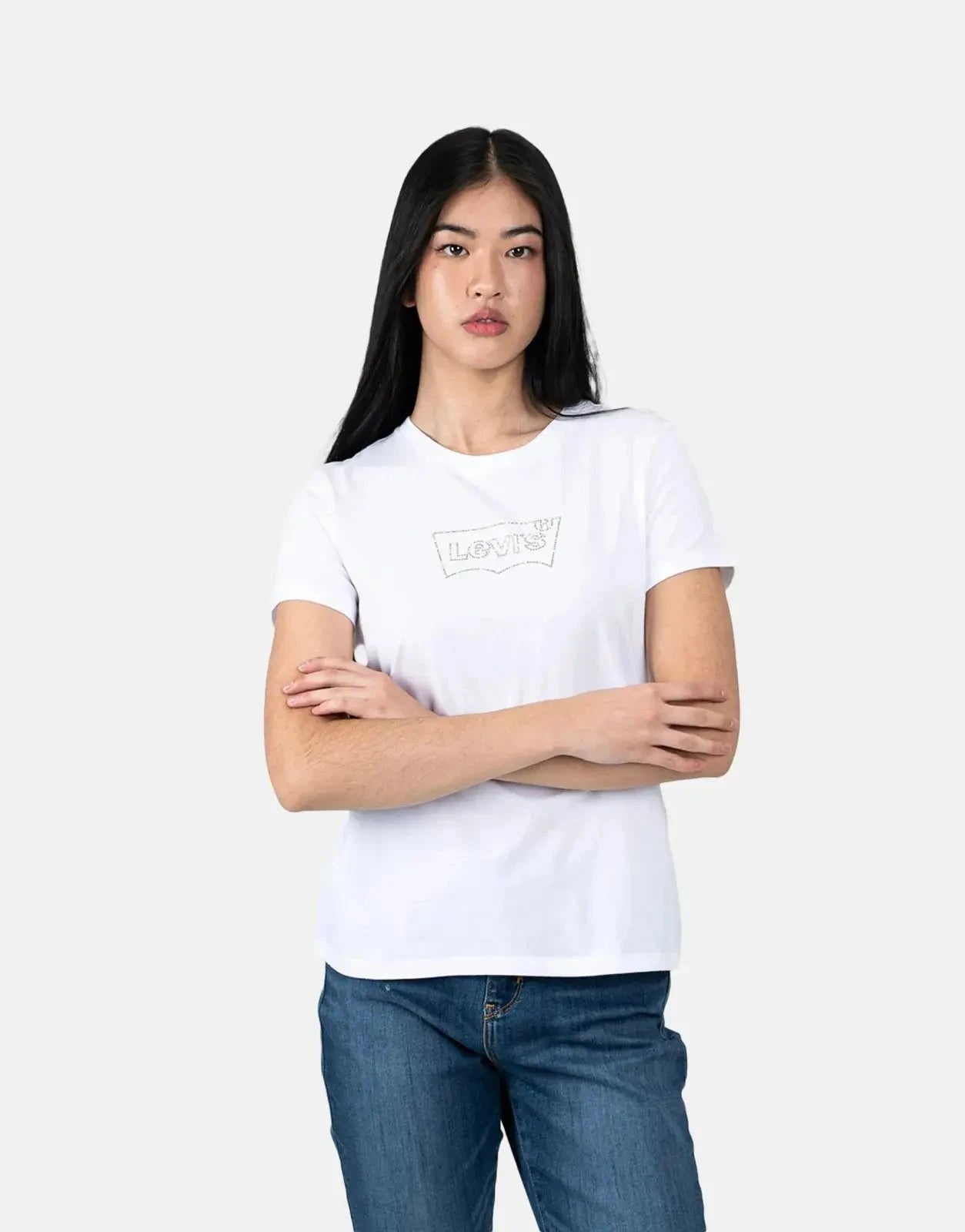 Levi's Perfect Batwing Rhinestone T-Shirt