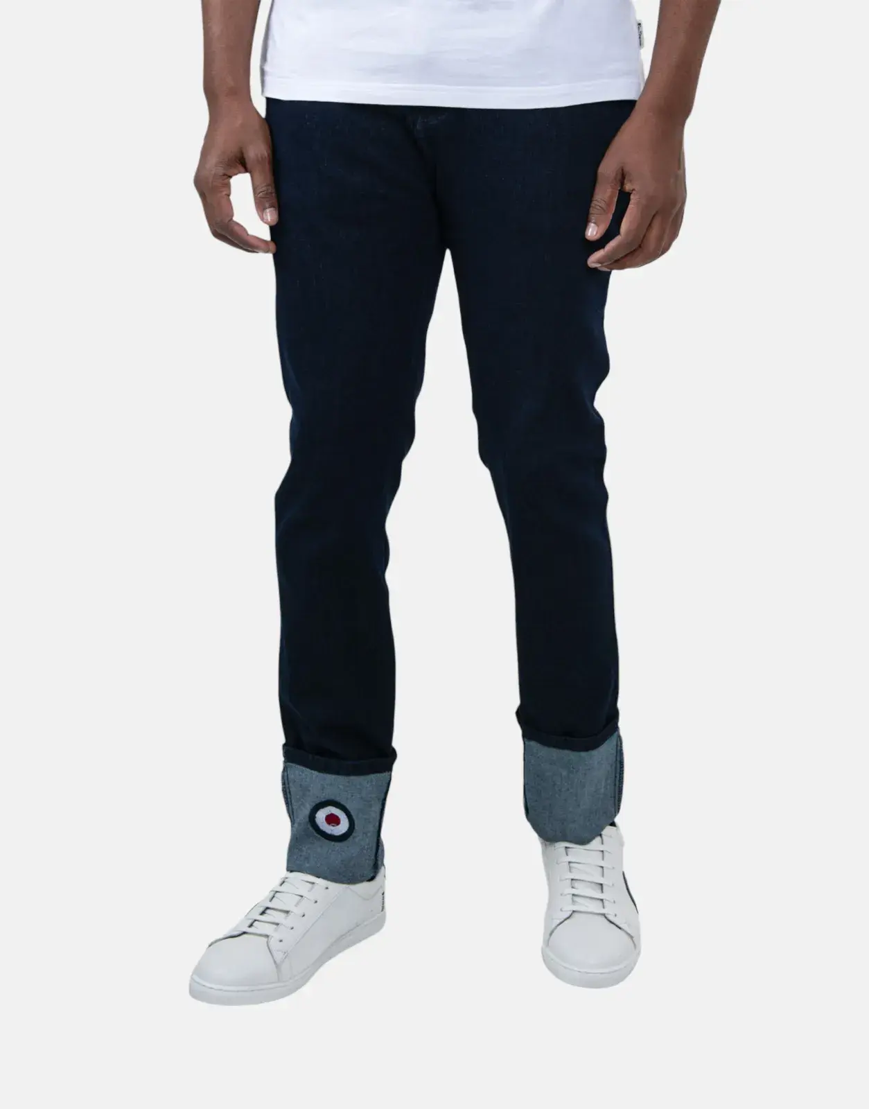 Ben Sherman Target Turn Up Slim Fit Denim DKB