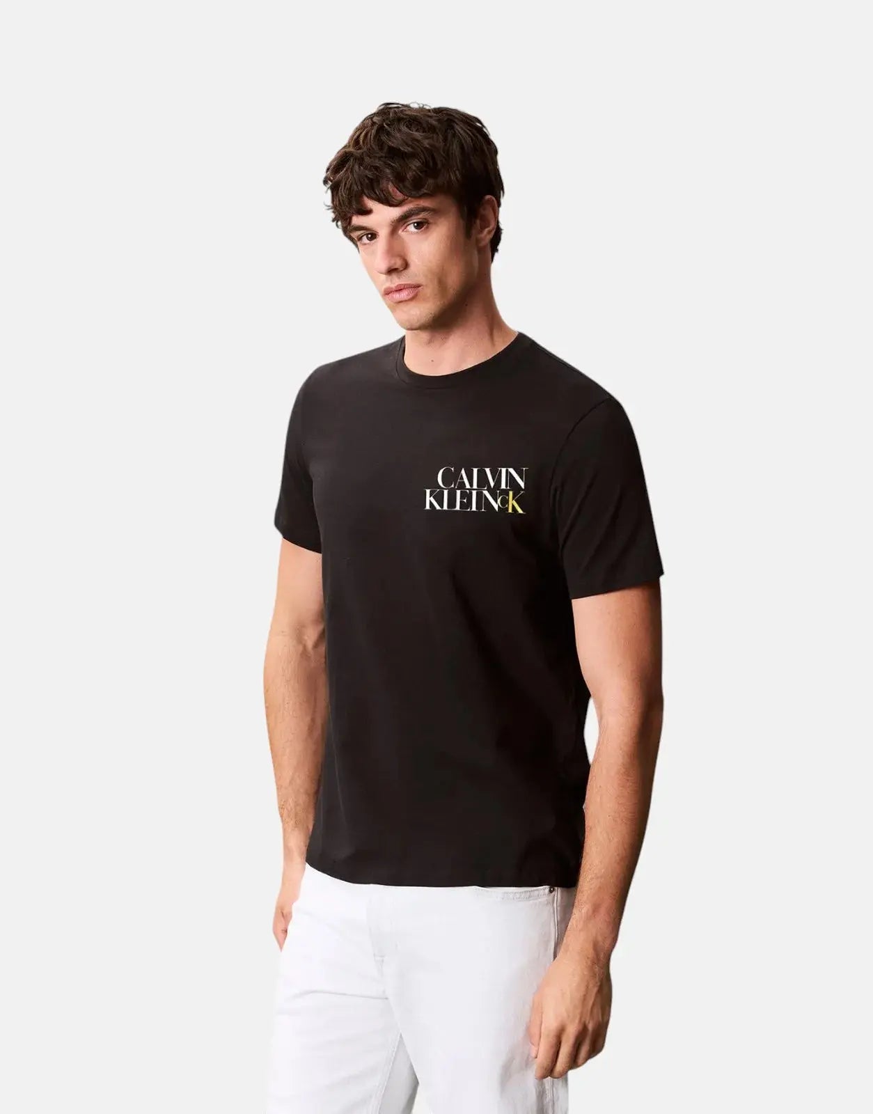 Calvin Klein Word Stack Graphic Black T-Shirt