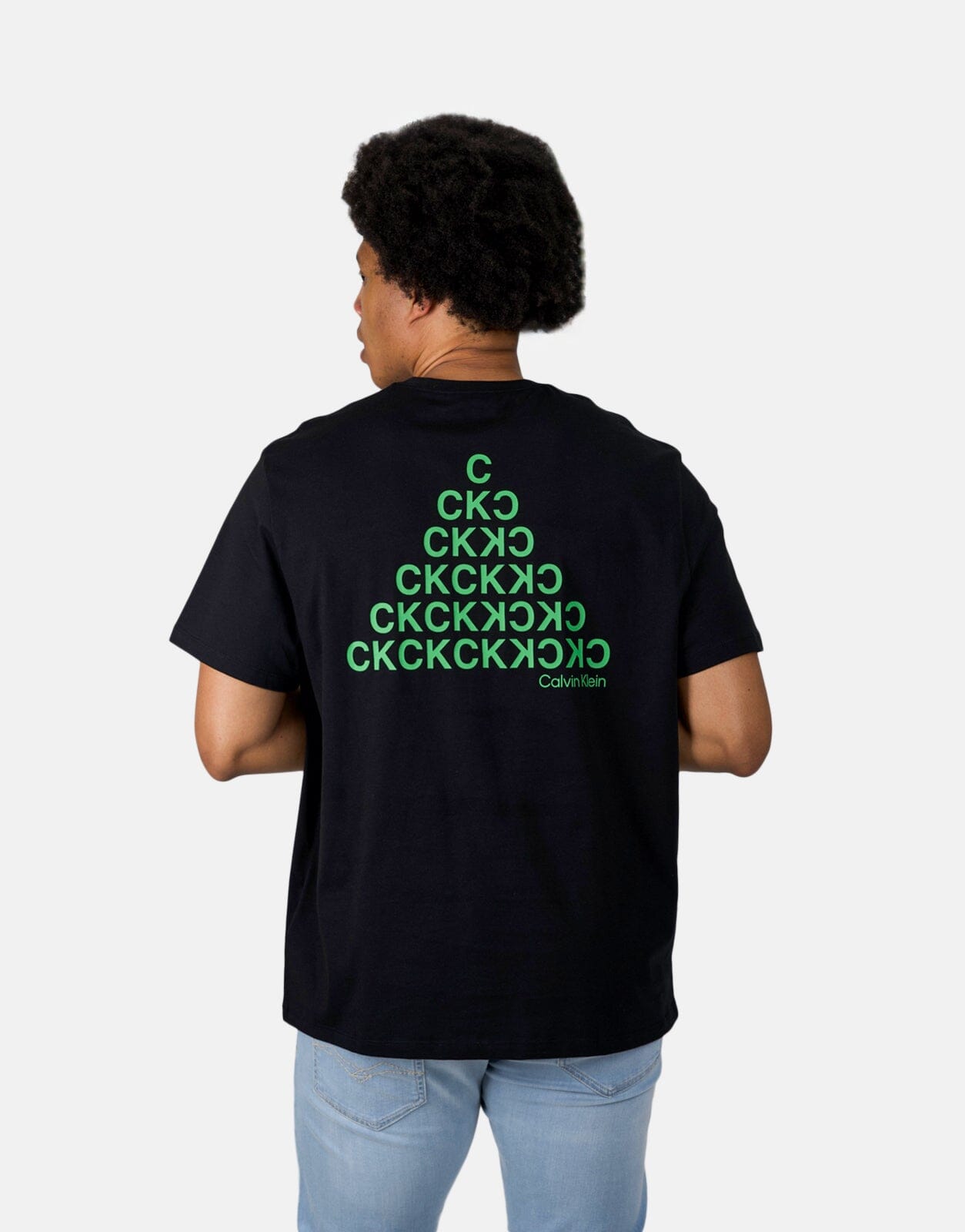 Calvin Klein 20s Calvin BH Pyramid Graphic Black T-Shirt