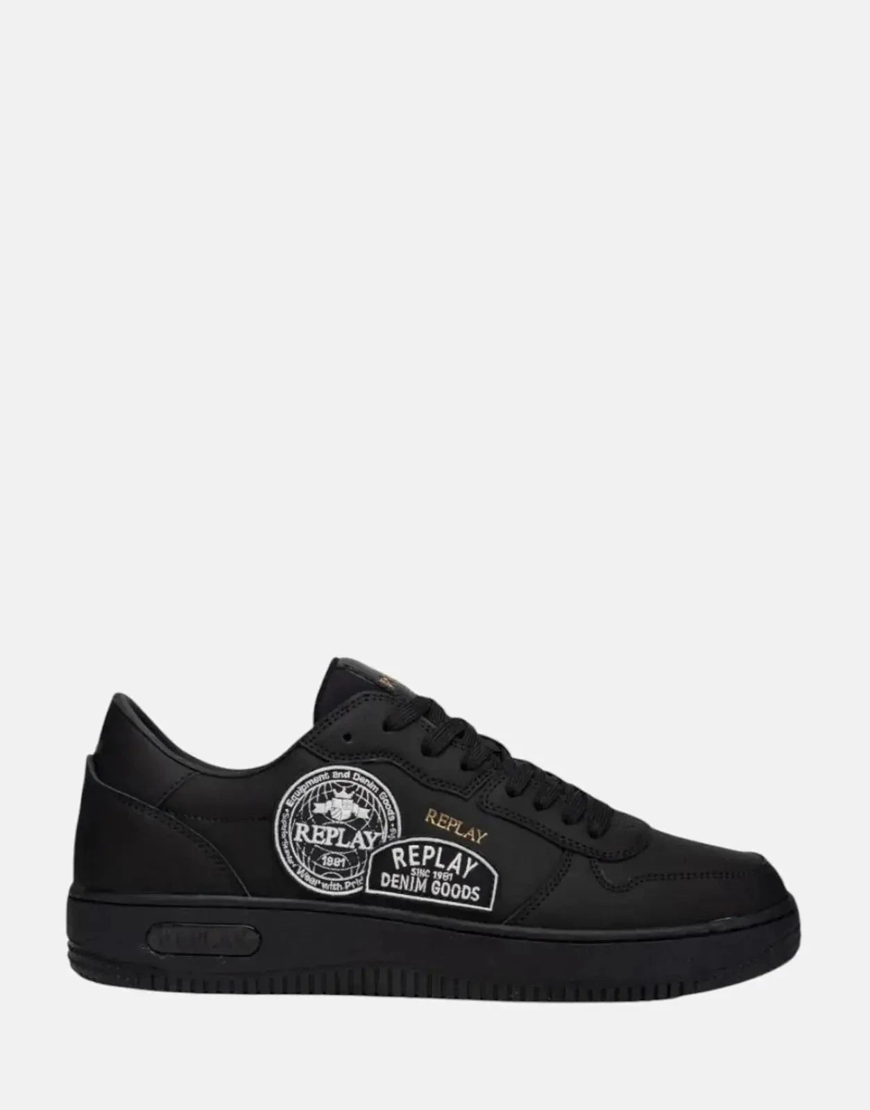 Replay Epic M Badges Black Sneakers - Subwear