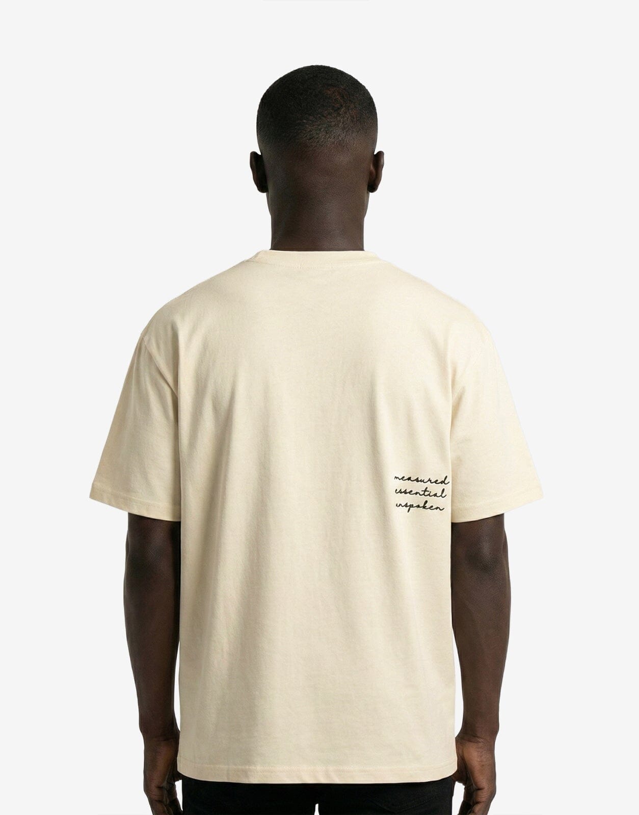 Fade Signature A Boxy Off-White White T-Shirt