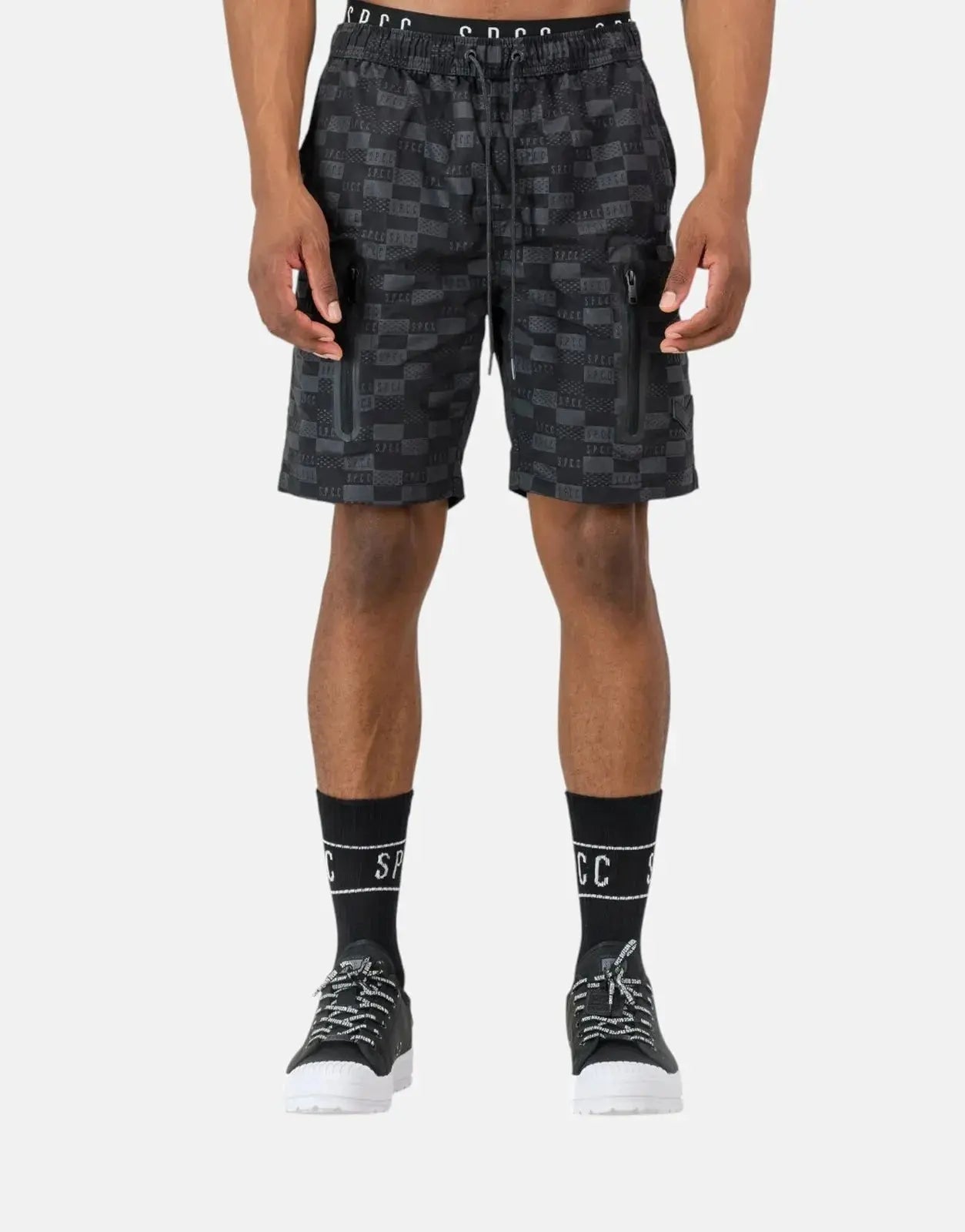 SPCC Morello Black Woven Shorts